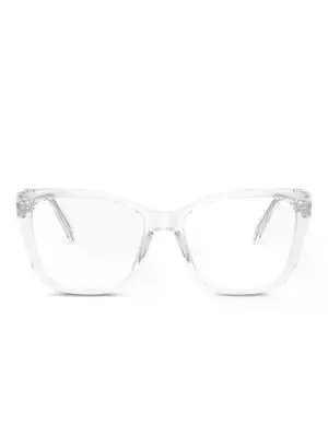 SWAROVSKI Crystal-embellished Square Glasses - White