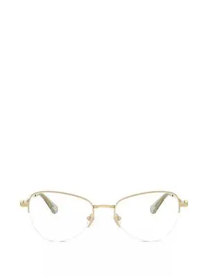 SWAROVSKI Geometric-frame Glasses - Gold