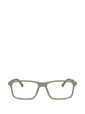 Emporio Armani Rectangle-frame Glasses - Neutrals
