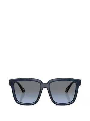 Moncler Clasico Square-frame Sunglasses - Blue