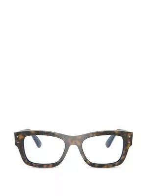 Ray-ban Joseph Rectangle-frame Glasses - Brown