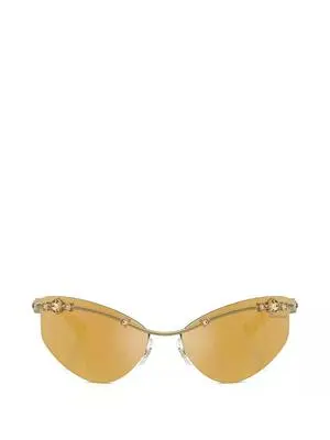 SWAROVSKI Crystal-embellished Sunglasses - Gold