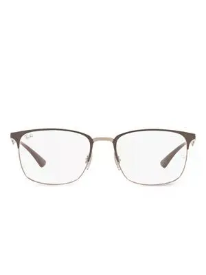 Ray-ban Square-frame Glasses - Brown