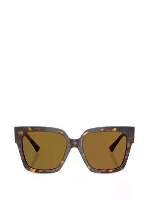 JIMMY CHOO Eli Square-frame Sunglasses - Brown