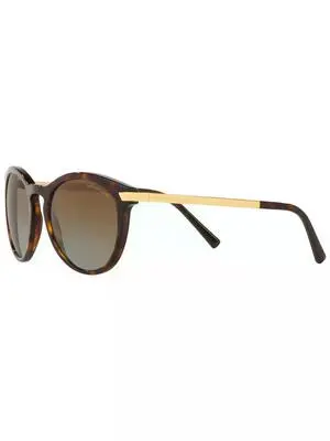 Michael Kors Adrianna Iii Round-frame Sunglasses - Brown