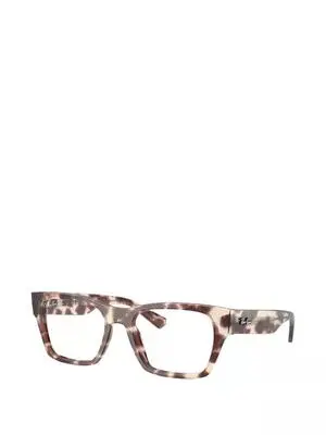 Ray-ban Havana Square-frame Glasses - Brown