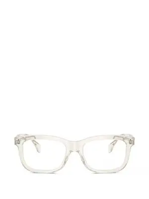 Moncler Transparent Square-frame Glasses - Neutrals