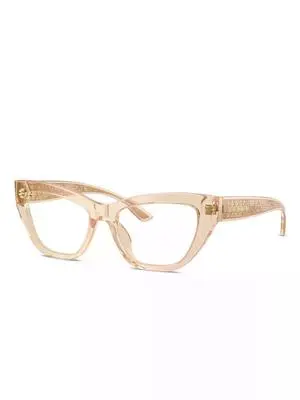 Dolce & Gabbana Lace-detail Cat-eye Glasses