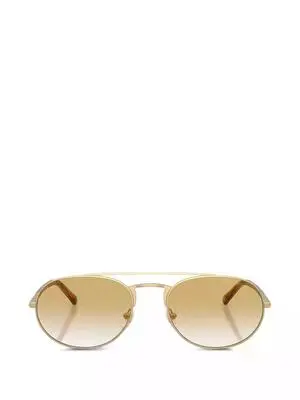Emporio Armani Pilot Frame Sunglasses - Gold