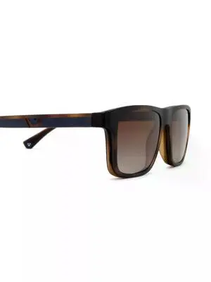 Emporio Armani Tortoiseshell-effect Glasses