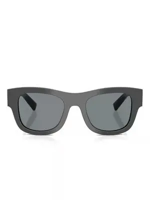 Dolce & Gabbana Logo-detail Square-frame Sunglasses - Grey
