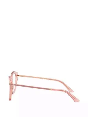 JIMMY CHOO Geometric Metal Glasses