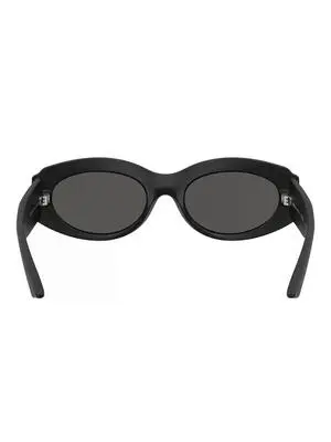 JIMMY CHOO Sue Oval-frame Sunglasses