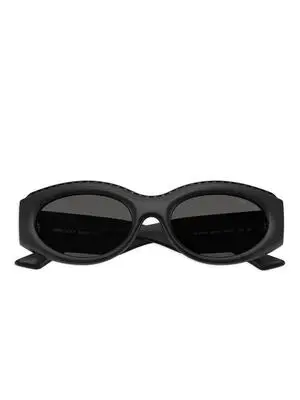 JIMMY CHOO Sue Oval-frame Sunglasses