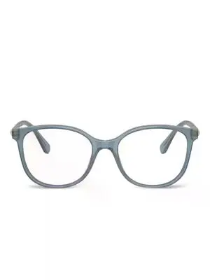 SWAROVSKI Oval-frame Glasses - Blue