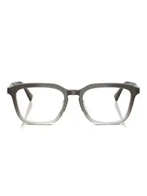 Brunello Cucinelli Metal Square Glasses - Grey