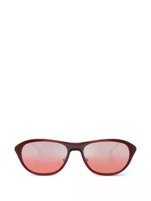 DIESEL® Cut-out Oval-frame Sunglasses
