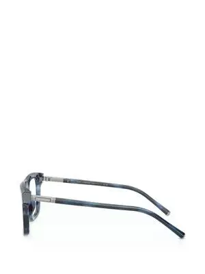 Dolce & Gabbana Striped Square-frame Glasses