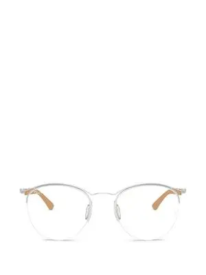 Ray-ban Round-frame Glasses - Silver