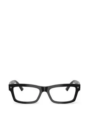 JIMMY CHOO Rectangle-frame Glasses - Black