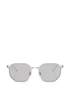 Brunello Cucinelli Geometric-frame Sunglasses - Silver