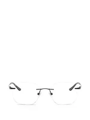 Ray-ban Rectangle-frame Rimless Glasses - Black