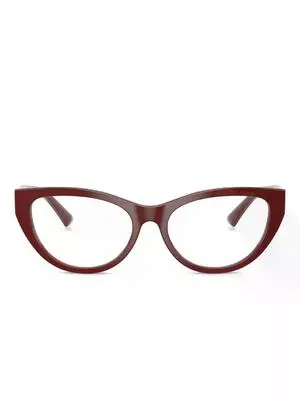 JIMMY CHOO Studded Cat-eye Glasses - Red