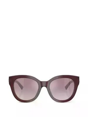 JIMMY CHOO Oval-frame Sunglasses - Purple