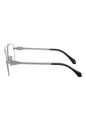 Versace Metal-frame Rectangle Glasses