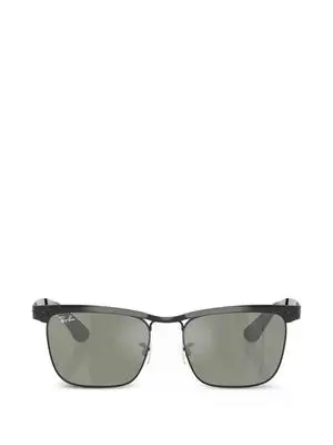 Ray-ban Wayfarer Delux Square-frame Sunglasses - Black