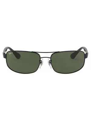 Ray-ban Oval-frame Sunglasses - Black