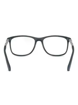 Emporio Armani Rectangle-frame Glasses - Black