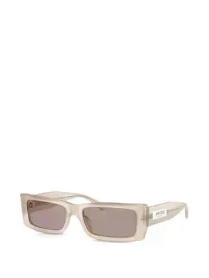JIMMY CHOO Rectangle-frame Sunglasses