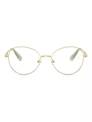 SWAROVSKI Oval-frame Glasses - Gold