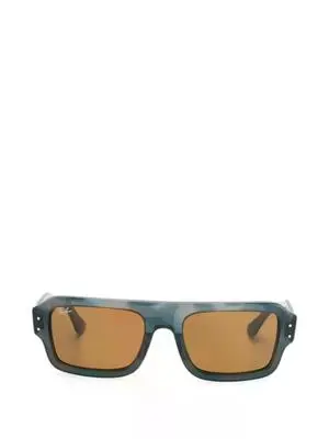 Ray-ban Flacko Rectangle-frame Sunglasses