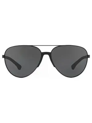 Emporio Armani Aviator Frame Sunglasses - Black