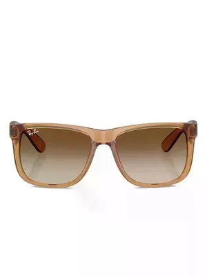 Ray-ban Justin Square-frame Sunglasses - Brown
