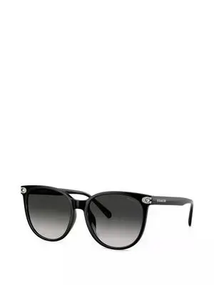 COACH Logo-detail Round-frame Sunglasses