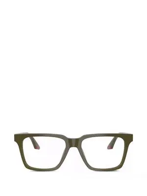 Emporio Armani Square Frame Glasses - Green