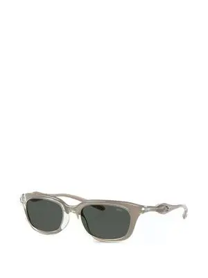 DIESEL® Logo-plaque Rectangle-frame Sunglasses