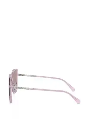 COACH Logo-plaque Oversized-frame Sunglasses