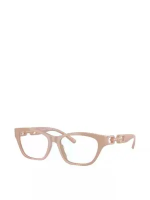 Emporio Armani Cat-eye Chain-link Glasses