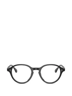 Oliver Spencer 902 Round-frame Glasses - Black