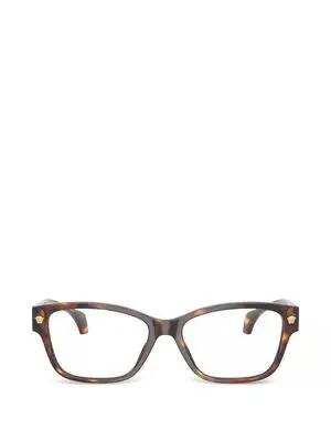 Versace Geometric-frame Glasses - Brown