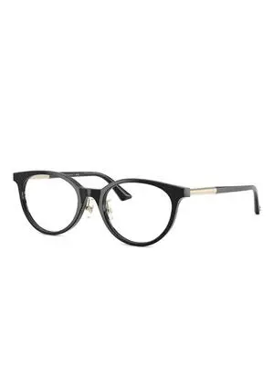 JIMMY CHOO Round-frame Glasses - Black