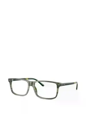 POLO RALPH LAUREN EYEWEAR Rectangle-frame Glasses - Green
