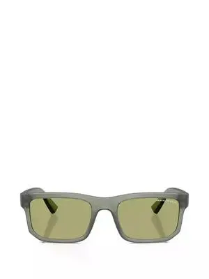 Armani Exchange Rectangle-frame Sunglasses - Green