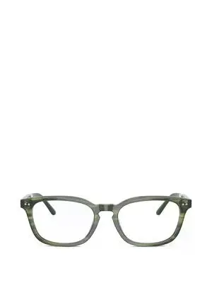 POLO RALPH LAUREN EYEWEAR Striped Glasses - Green
