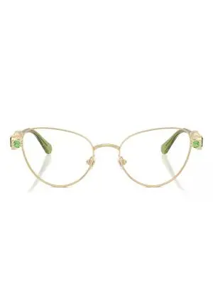 SWAROVSKI Crystal-embellished Cat-eye Glasses - Gold