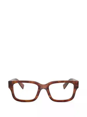 Miu Miu Rectangle-frame Glasses - Brown
